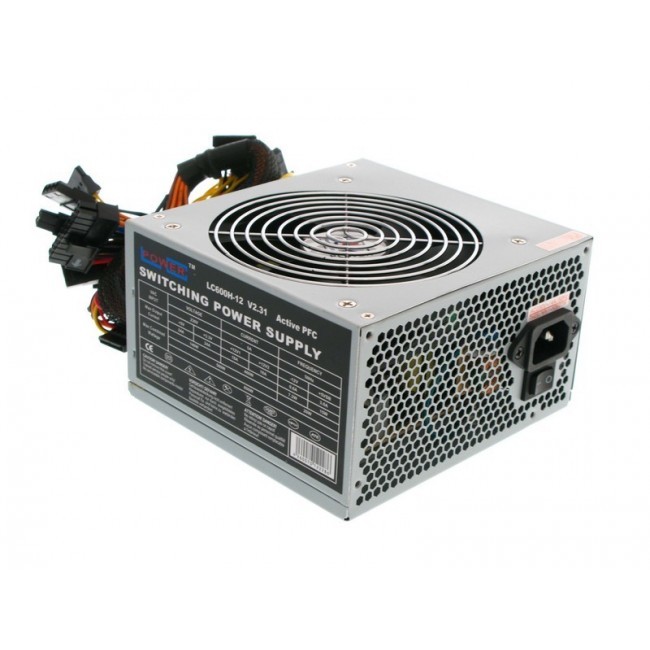 Temco Webshop - LC Power 600W voeding met 12cm fan - Producten