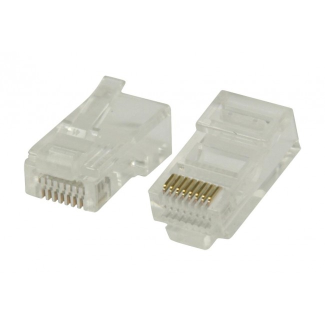 Temco Webshop - UTP RJ45 connector CAT5E + CAT6 - Producten