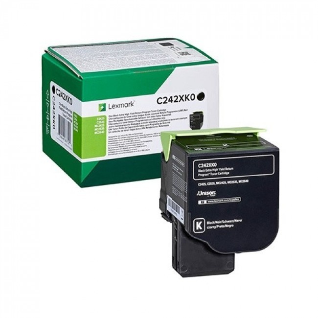 Temco Webshop - Lexmark C242XK0 toner MC2425ADW/MC2535ADWE 6000p zwart ...
