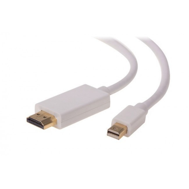 Temco Webshop - Mini display poort male naar HDMI kabel - 2 meter ...